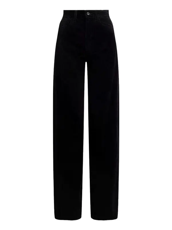 Polo Ralph Lauren Corduroy Wide-leg Trousers - Black