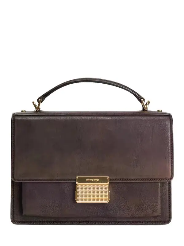 GOLDEN GOOSE Vennezia Leather Bag - Black