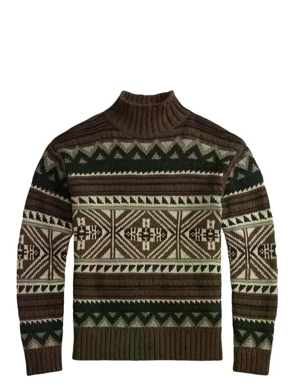 Polo Ralph Lauren Geometric-pattern Pullover - Brown