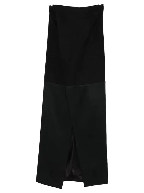 TOM FORD Asymmetric Colorblock Dress - Black