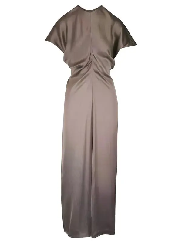 TOTEME Slouched-waist Maxi Dress - Grey