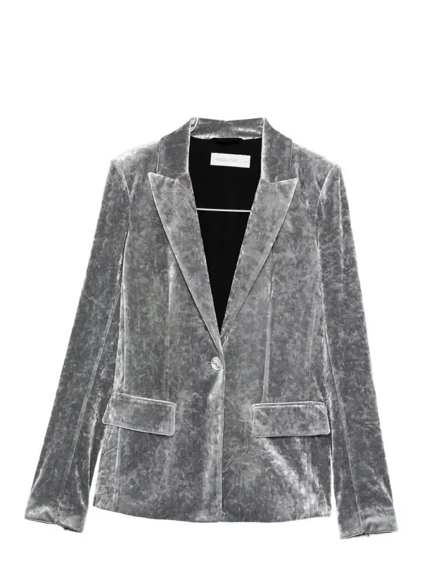 Patrizia Pepe Single-breasted Blazer - Grey