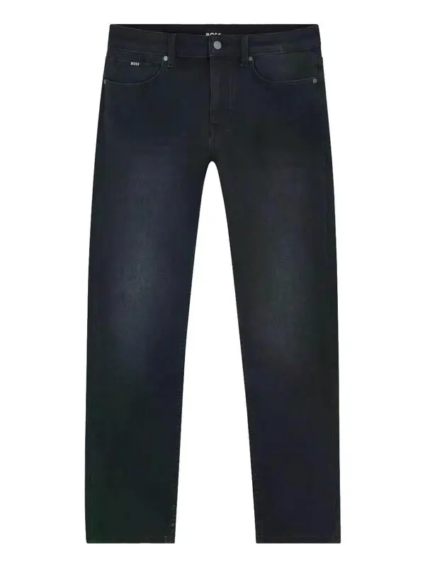 Hugo Boss Logo-appliqué Jeans - Blue