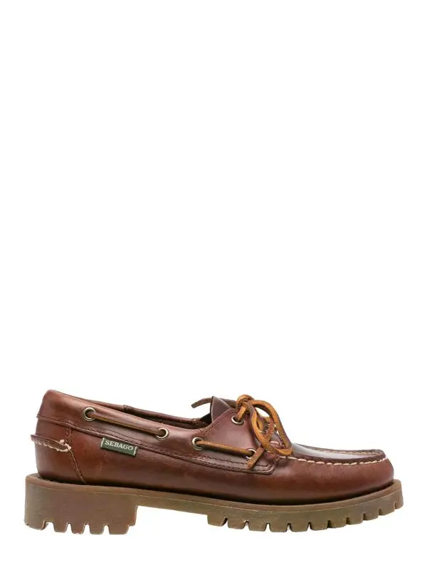 SEBAGO Leather Loafers - Brown