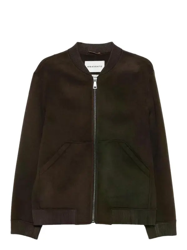 AMARANTO Bomber Jacket - Brown