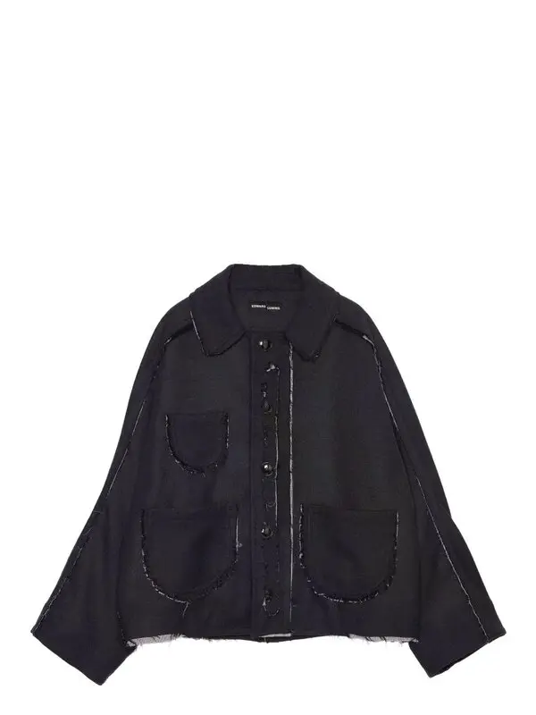 EDWARD CUMING Frayed Jacket - Blue