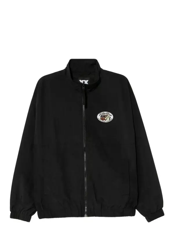 FINGERCROXX Logo-embroidered Jacket - Black