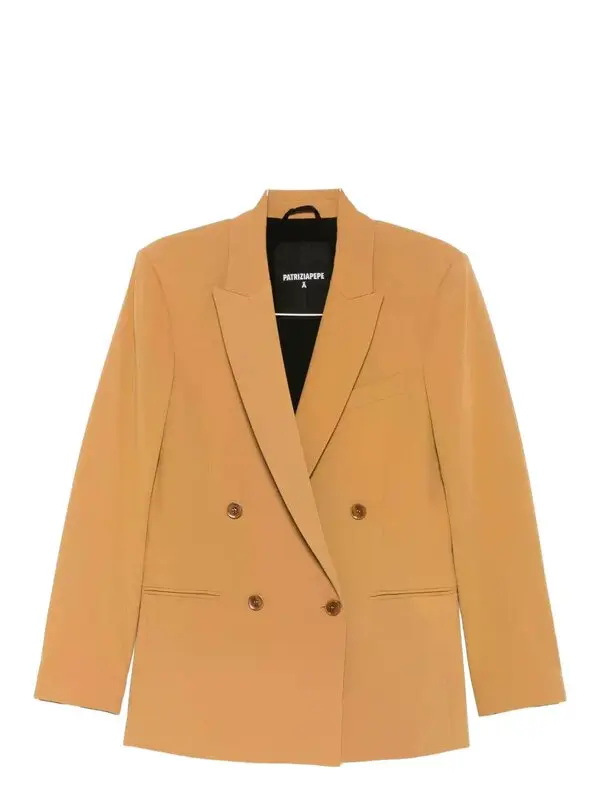 Patrizia Pepe Double-breasted Blazer - Neutrals
