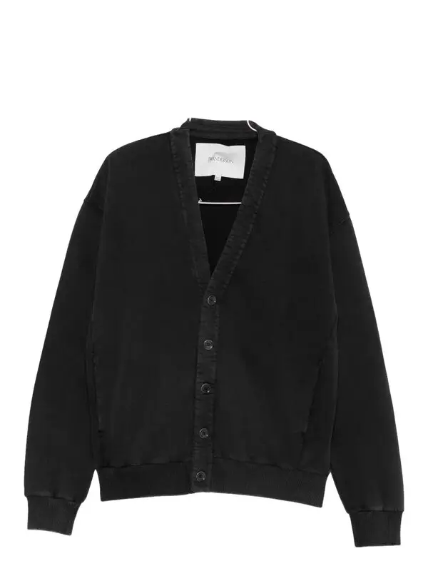 JW Anderson Buttoned V-neck Cardigan - Black