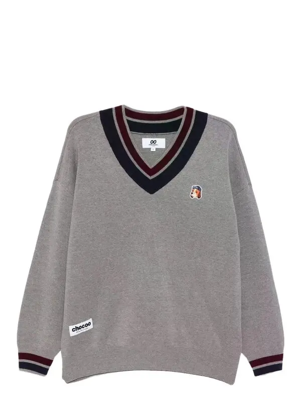 CHOCOOLATE Dog-patch Jumper - Grey
