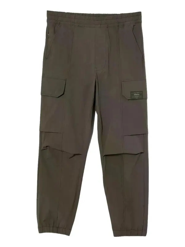 CHOCOOLATE Logo-patch Trousers - Grey