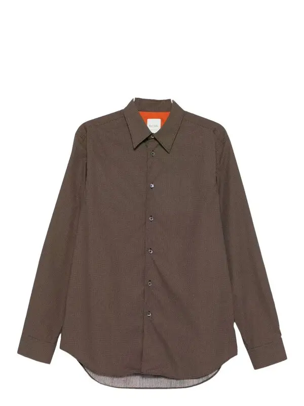 Paul Smith Buttoned Shirt - Brown
