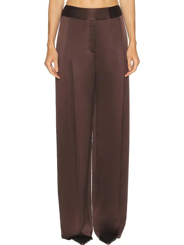 THE SEI Relaxed Trouser - Cocoa