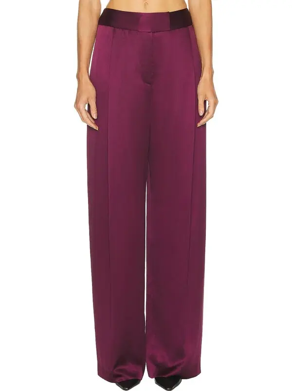 THE SEI Relaxed Trouser - Merlot