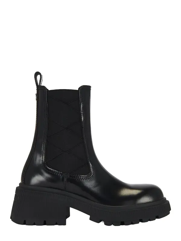 JIMMY CHOO Louri Combat Boot - Black