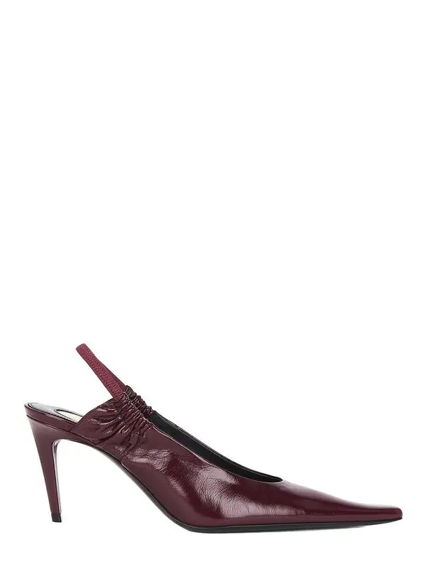 Saint Laurent Anne-marie Pump - Vintage Bordeaux