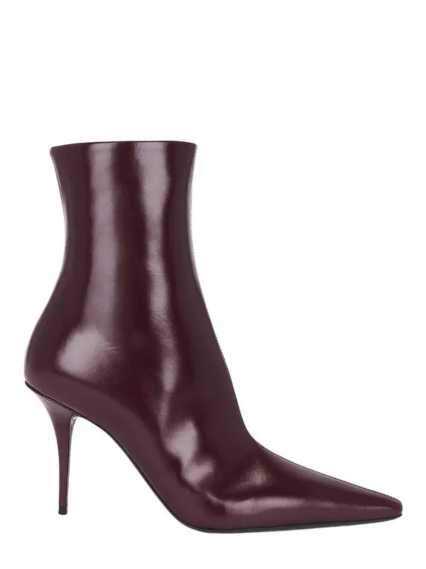 Saint Laurent Ashley Boot - Vintage Bordeaux