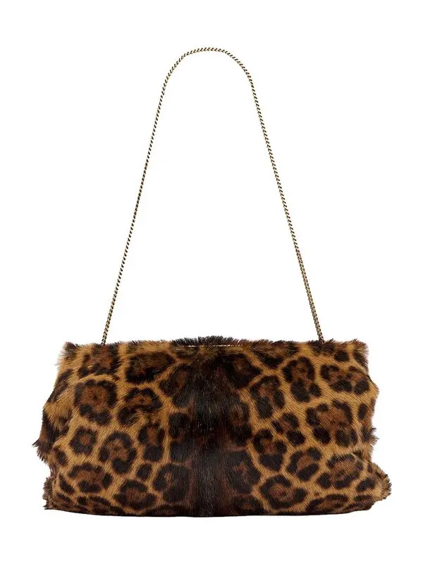 Saint Laurent Large Clutch - Manto Naturale
