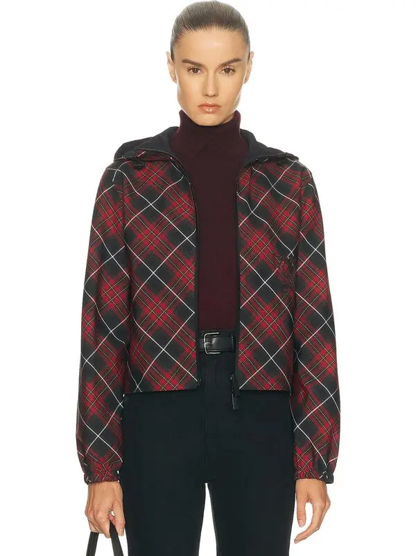 Burberry Salisbury Checkered Coat - Poppy Ip Check