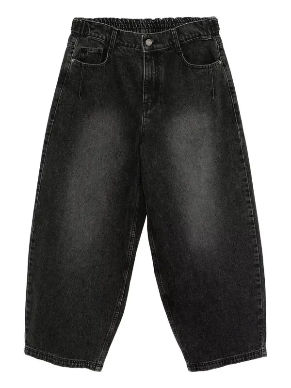 SONGZIO Cotton Tapered Jeans - Black