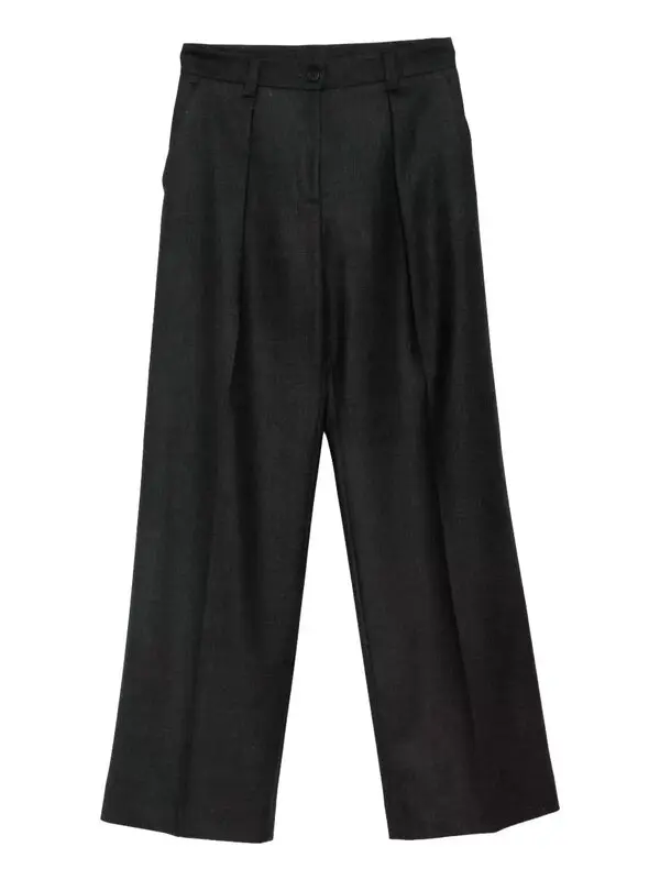 Antonelli Firenze Pleated Trousers - Black