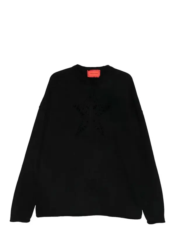 VISION OF SUPER Crew-neck Sweater - Black