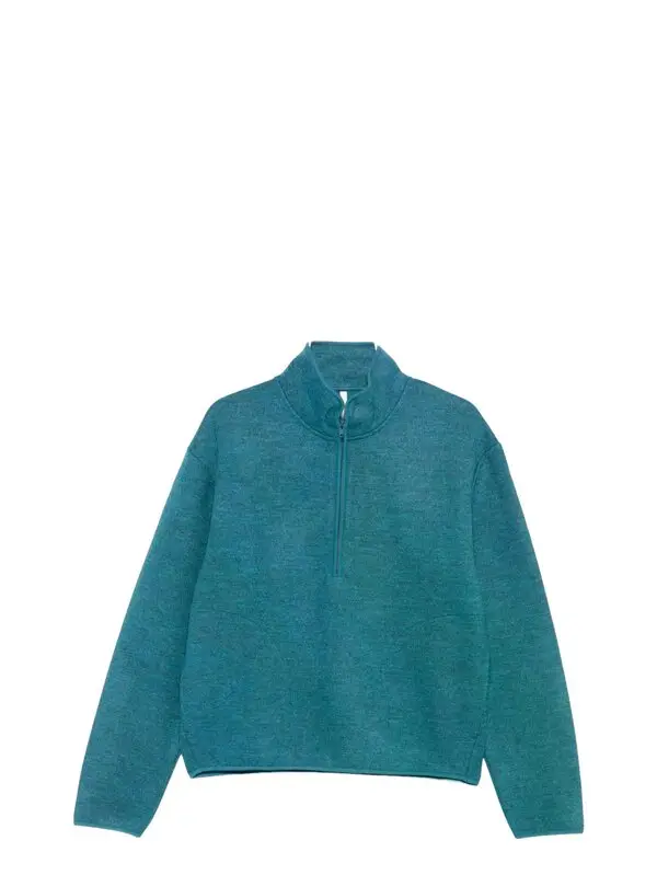 SUNFLOWER Half-zip Sweatshirt - Blue
