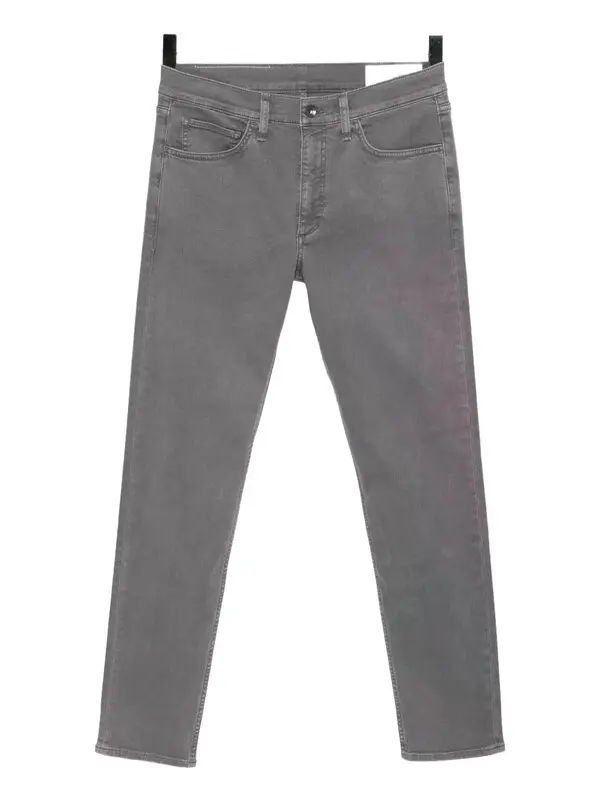 Rag & Bone Pocketed Stretch-cotton Jeans - Grey