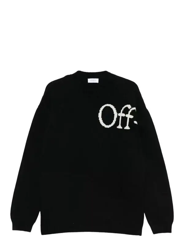 Off-White Logo-detail Sweater - Black