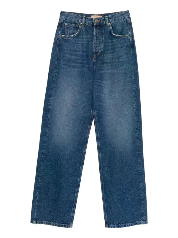 TWINSET Classic Straight Leg Jeans - Blue
