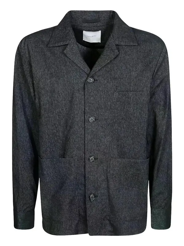 PAOLO PECORA Single-breasted Blazer - Black