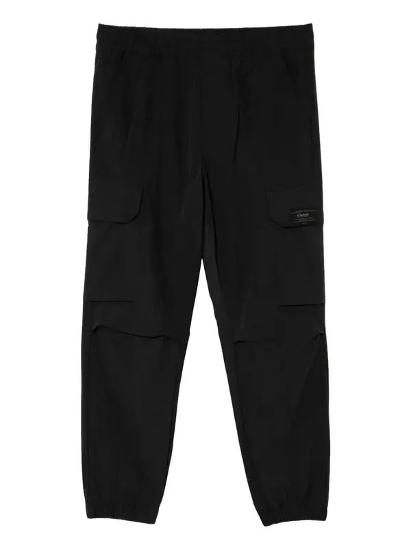 CHOCOOLATE Logo-patch Trousers - Black