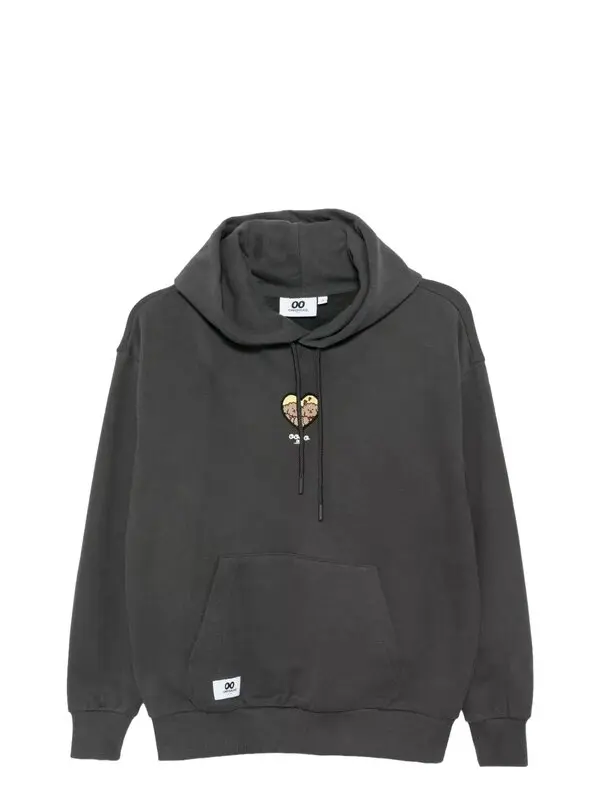 CHOCOOLATE Logo-embroidered Hoodie - Grey