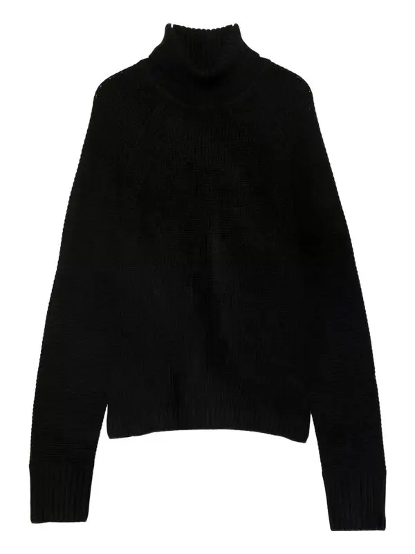 Patrizia Pepe Turtleneck Sweater - Black
