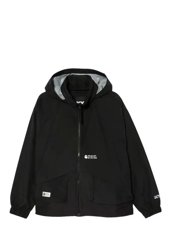 FINGERCROXX Logo-printed Jacket - Black