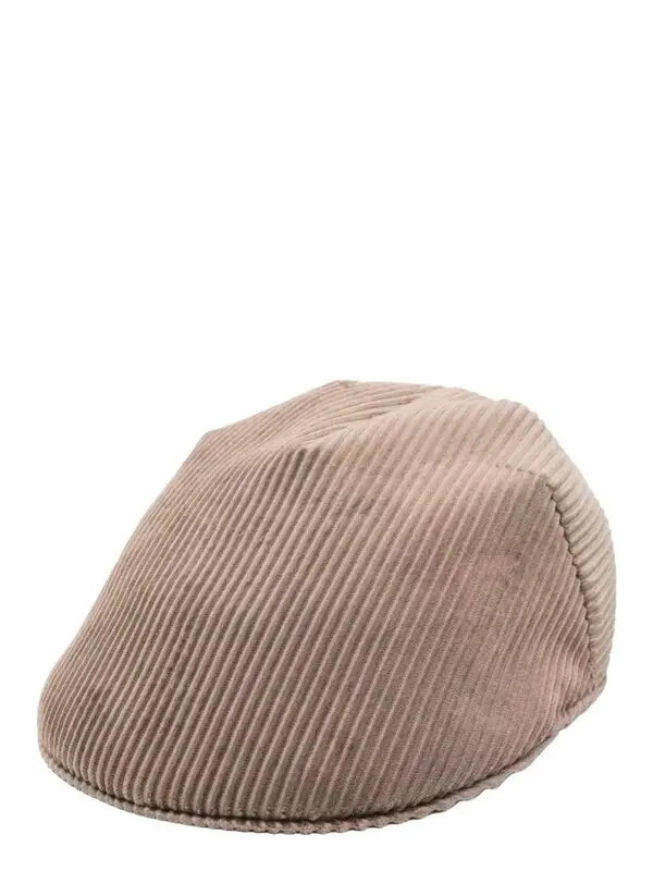 Brunello Cucinelli Corduroy Beret - Brown