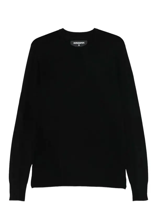 Patrizia Pepe Crew-neck Sweater - Black