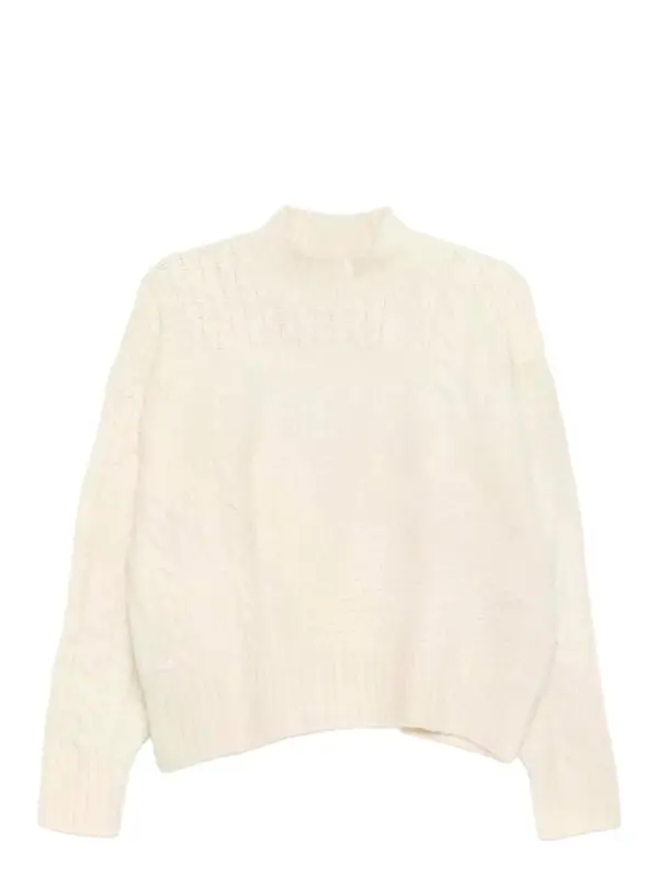 Lacoste Mock-neck Jumper - Neutrals