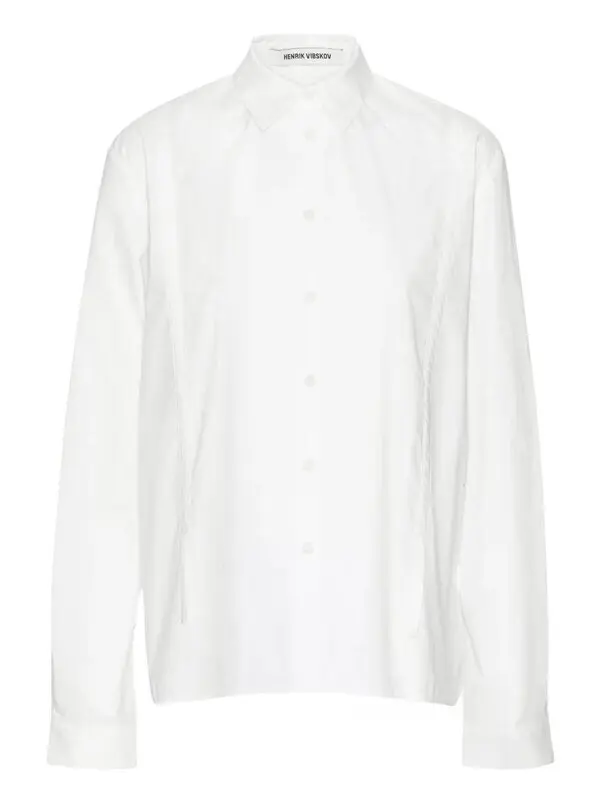 Henrik Vibskov Long-sleeved Button-down Shirt - White