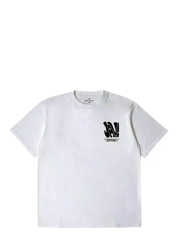 Edwin United We Stand Printed Cotton T-shirt - White