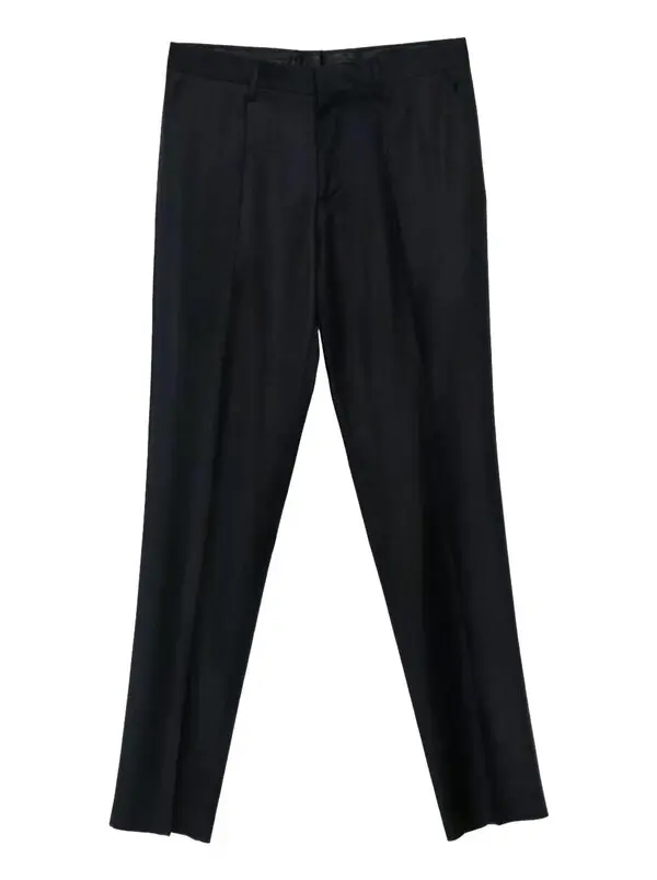 LARDINI Pleated Trousers - Black
