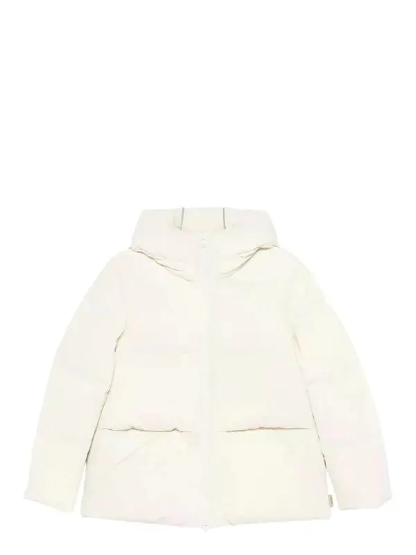 Woolrich Hooded Puffer Jacket - Neutrals
