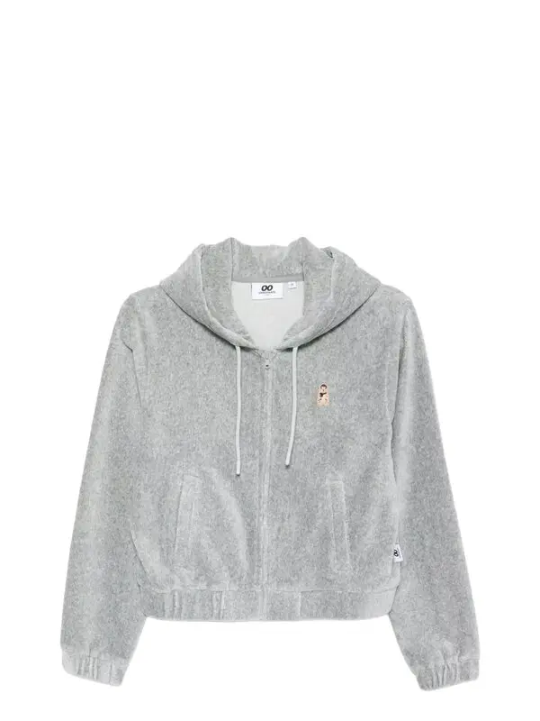 CHOCOOLATE Logo-patch Hoodie - Grey