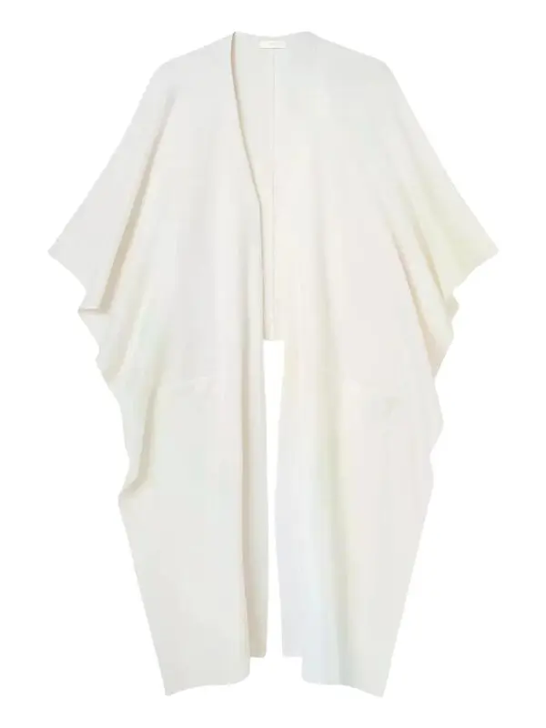 Fedeli Dolman-sleeve Cape - White