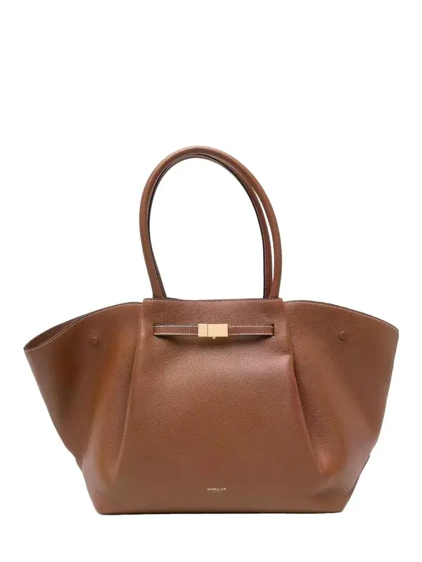 DEMELLIER Shoulder Bag With Belted Detail - Brown