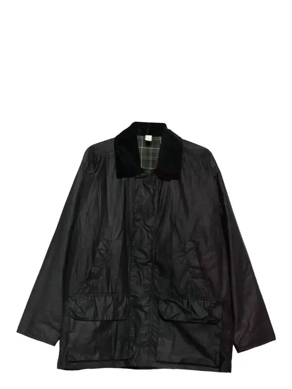 SUNFLOWER Corduroy-collar Jacket - Black
