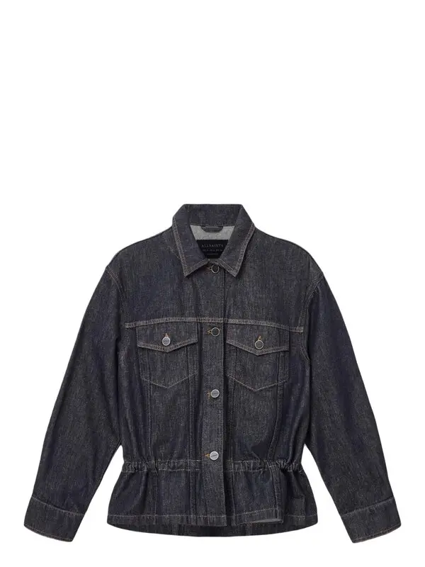 ALLSAINTS Organic Denim Trucker Jacket - Blue