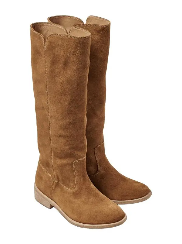 Beek Nuthatch Knee High Boots - Chestnut