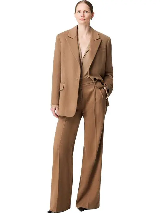 Another Tomorrow Tailored Cashmere Jacket - Camel