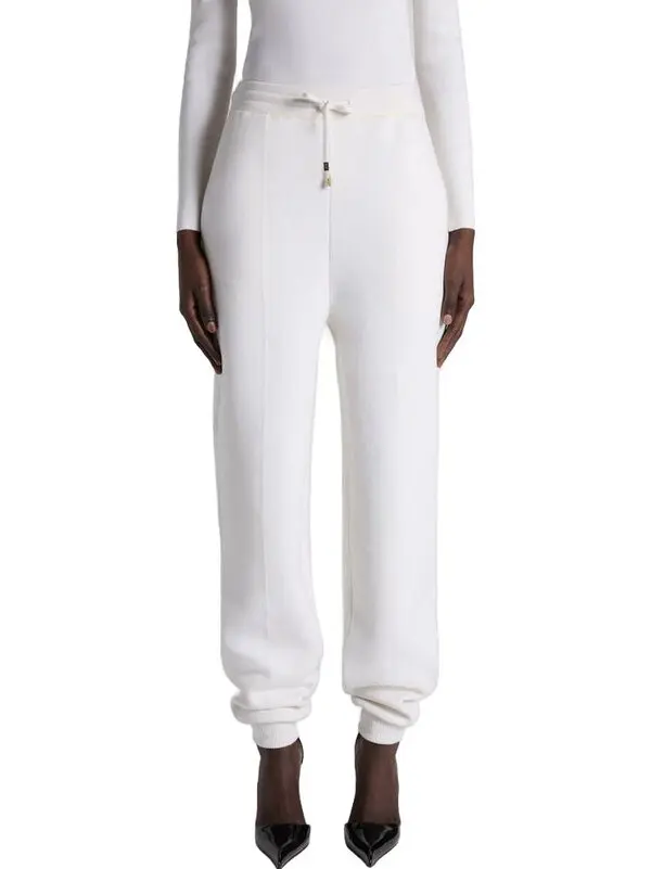 TOM FORD Merino Wool & Cashmere Blend Joggers - Off White